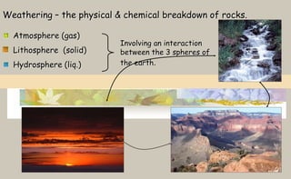 Physical and chemical weathering 11 | PPT