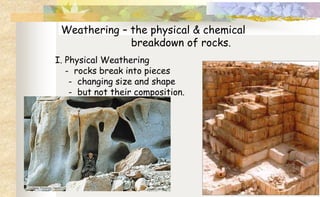 Physical and chemical weathering 11 | PPT