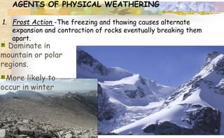 Physical and chemical weathering 11 | PPT