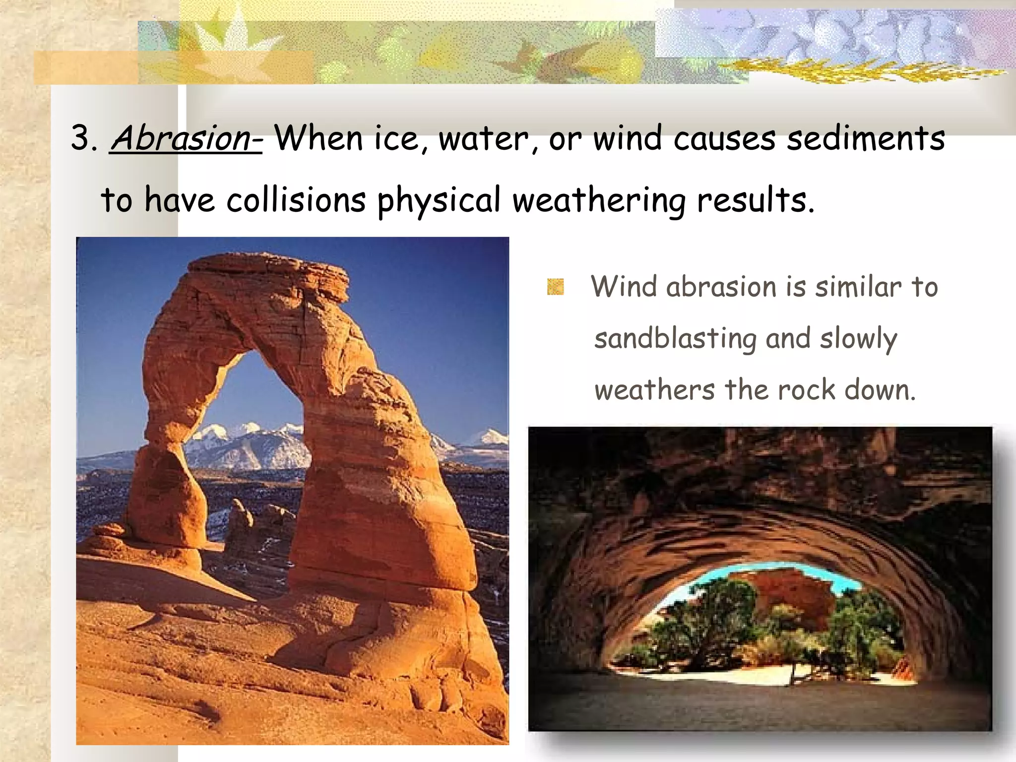 Physical and chemical weathering | PPT