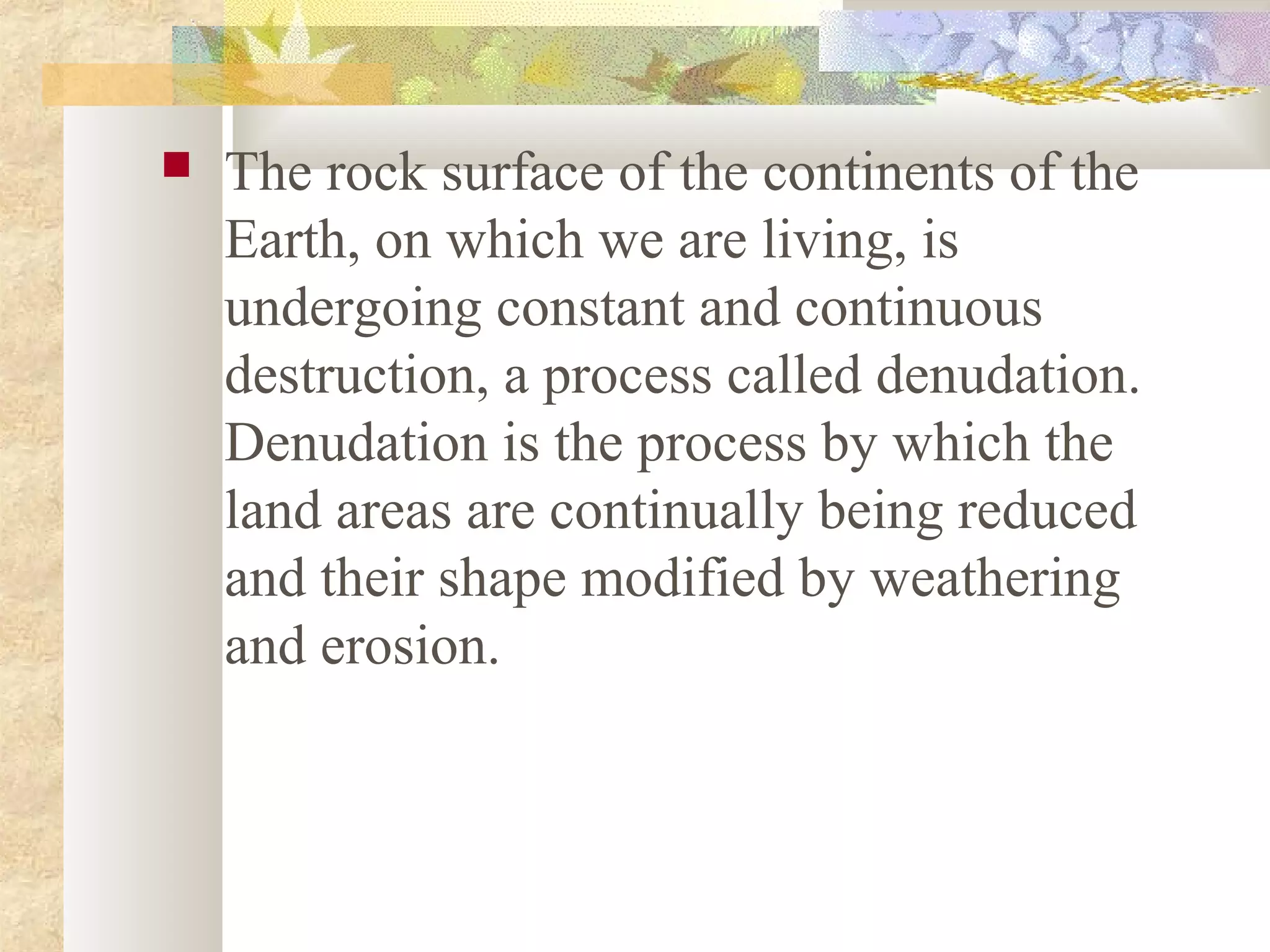 Physical and chemical weathering | PPT