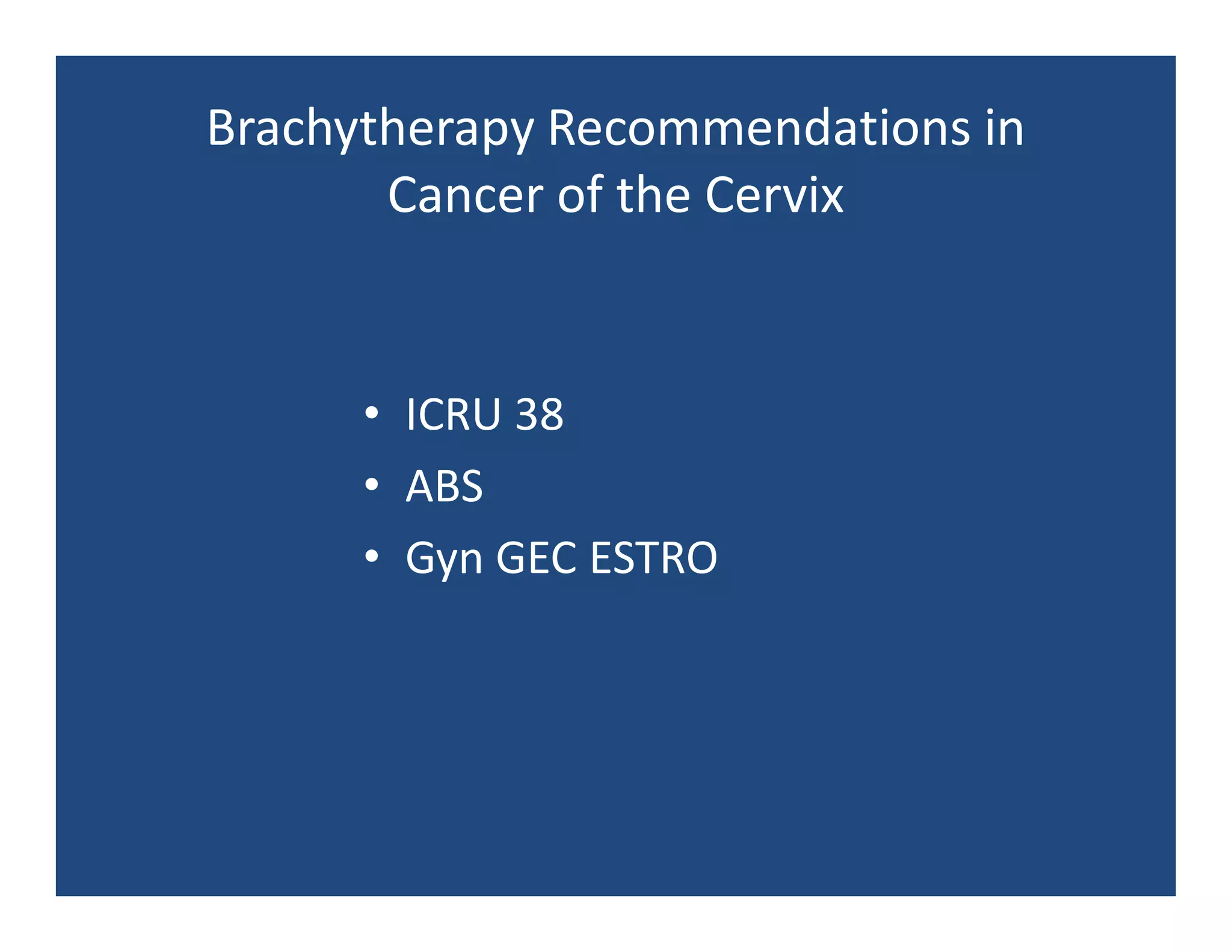 Physical and clinical aspects of brachytherapy | PDF