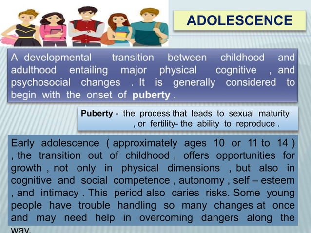 Physical and Cognitive Development of Adolescence | PPTX