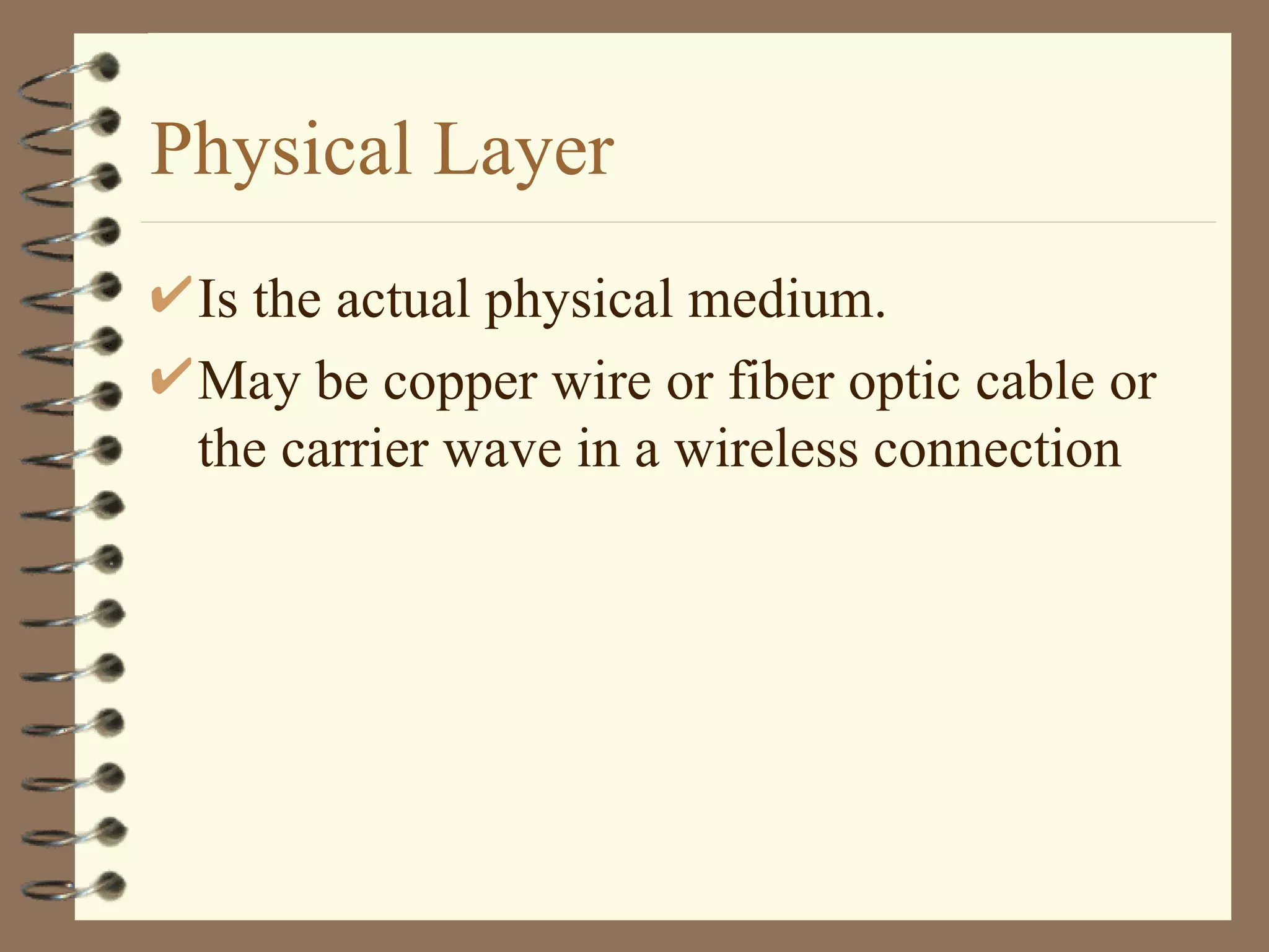 Physical And Data Link Layers | PPT