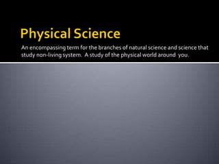 Physical and Earth Science for Young Children | PPT