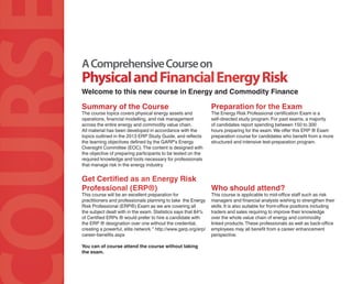 Physical and Financial Energy Risk | PDF | Commodities | Economy