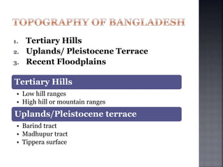 Physical and geographical features of bangladesh | PPTX