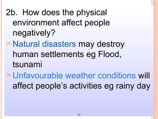 Physical and human environment blog | PPT | Environment | Science