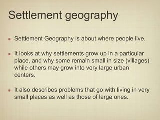 Physical and human geography ppt ms | PPTX