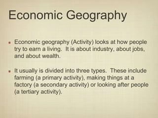 Physical and human geography ppt ms | PPTX