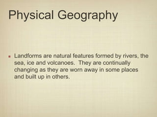 Physical and human geography ppt ms | PPTX