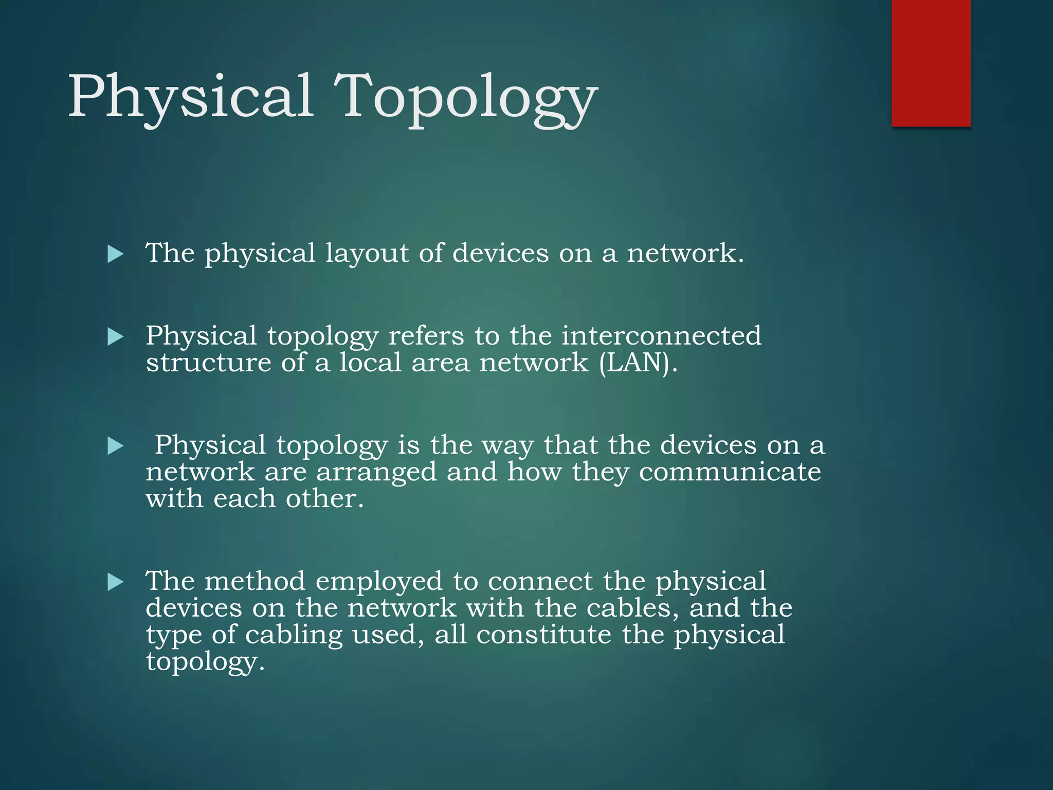 Physical and logical topologies in computer network and client server ...