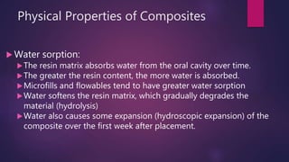 Physical and Mechanical Properties of Composites | PPTX