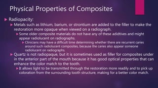 Physical and Mechanical Properties of Composites | PPTX