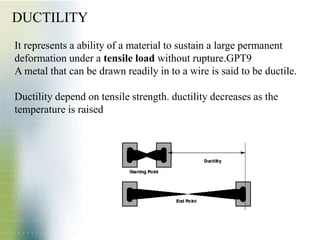 Physical and mechanical properties of dental materials | PPTX