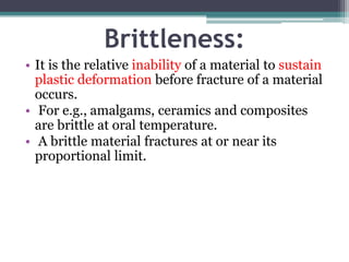 physical and mechcanical properties of dental materials..ppt