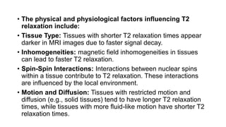 Physical And Physiological Basis Of Magnetic Relaxation, by AALIA | PPTX