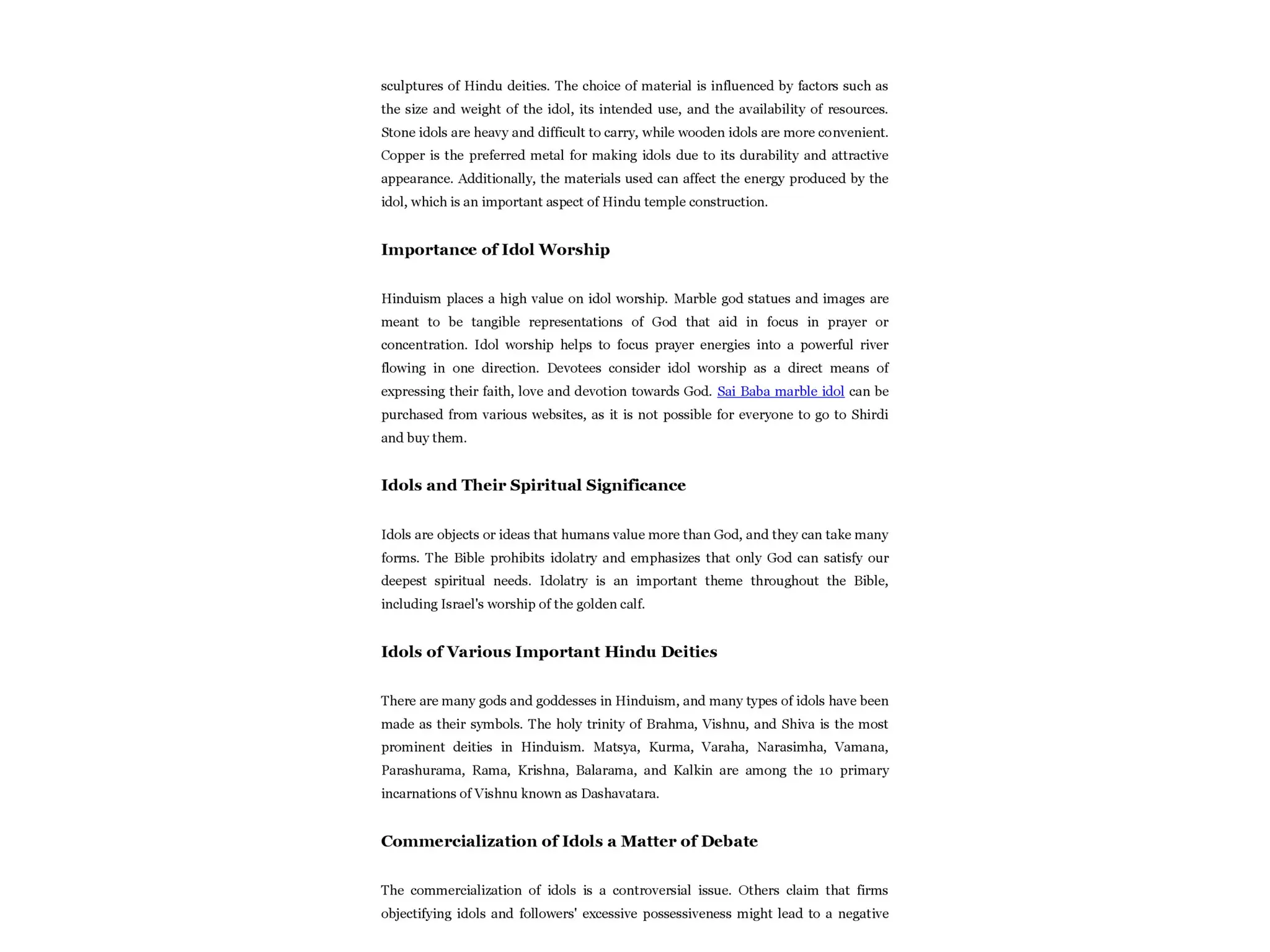 Physical and Spiritual Significance of Hindu God Idols | PPT