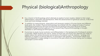 Anthropology | PPTX