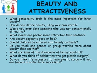 Physical appearance ppp | PPTX | Hair Care | Beauty