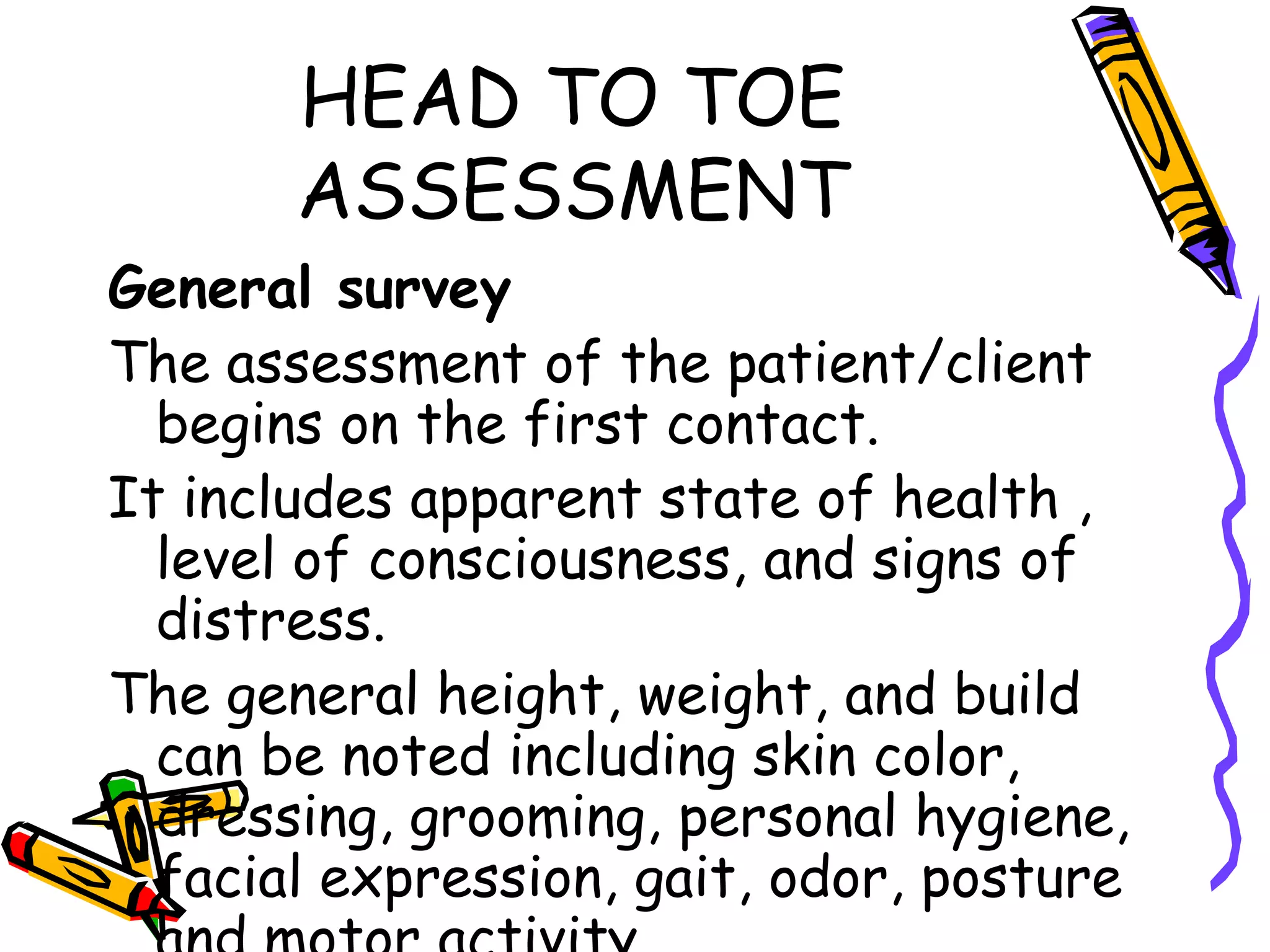 Physical assessment | PPTX | Nail Care | Beauty