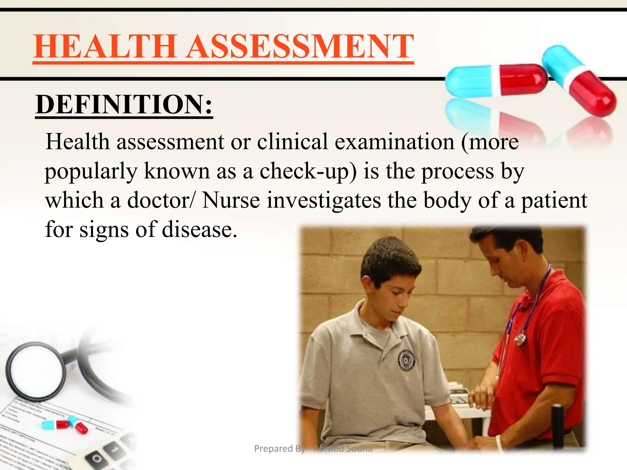 Health Assessment / Physical assessment.pptx