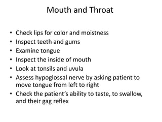 PHYSICAL ASSESSMENT.pptx fundamental of nursing | PPTX