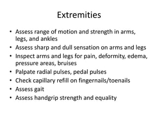 PHYSICAL ASSESSMENT.pptx fundamental of nursing | PPTX