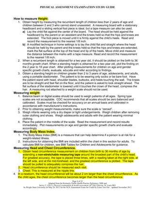 Physical assessment exam study guide | PDF