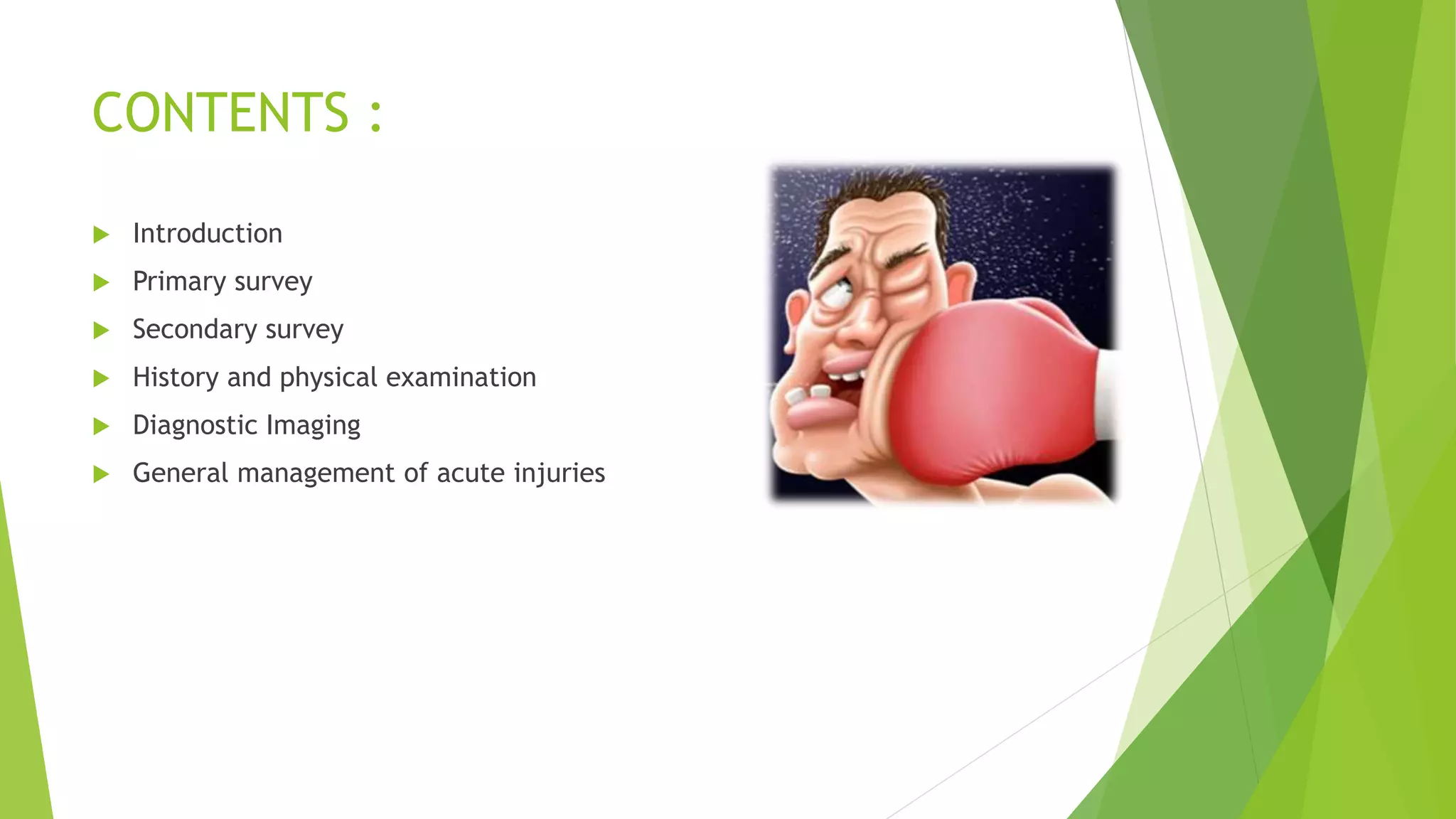 PHYSICAL ASSESSMENT OF A TRAUMA PATIENT PRESSENTING WITH acute injury ...