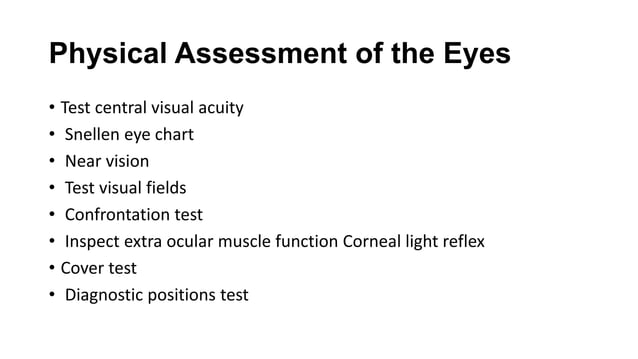 Physical Assessment of the Head, Eyes,.pptx