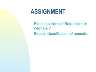 Physical assessment of the neonate | PPT