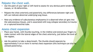PHYSICAL ASSESSMENT OF THORAX AND LUNGS..pptx
