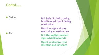 PHYSICAL ASSESSMENT OF THORAX AND LUNGS..pptx