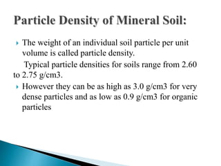 Physical behavior of soil | PPTX