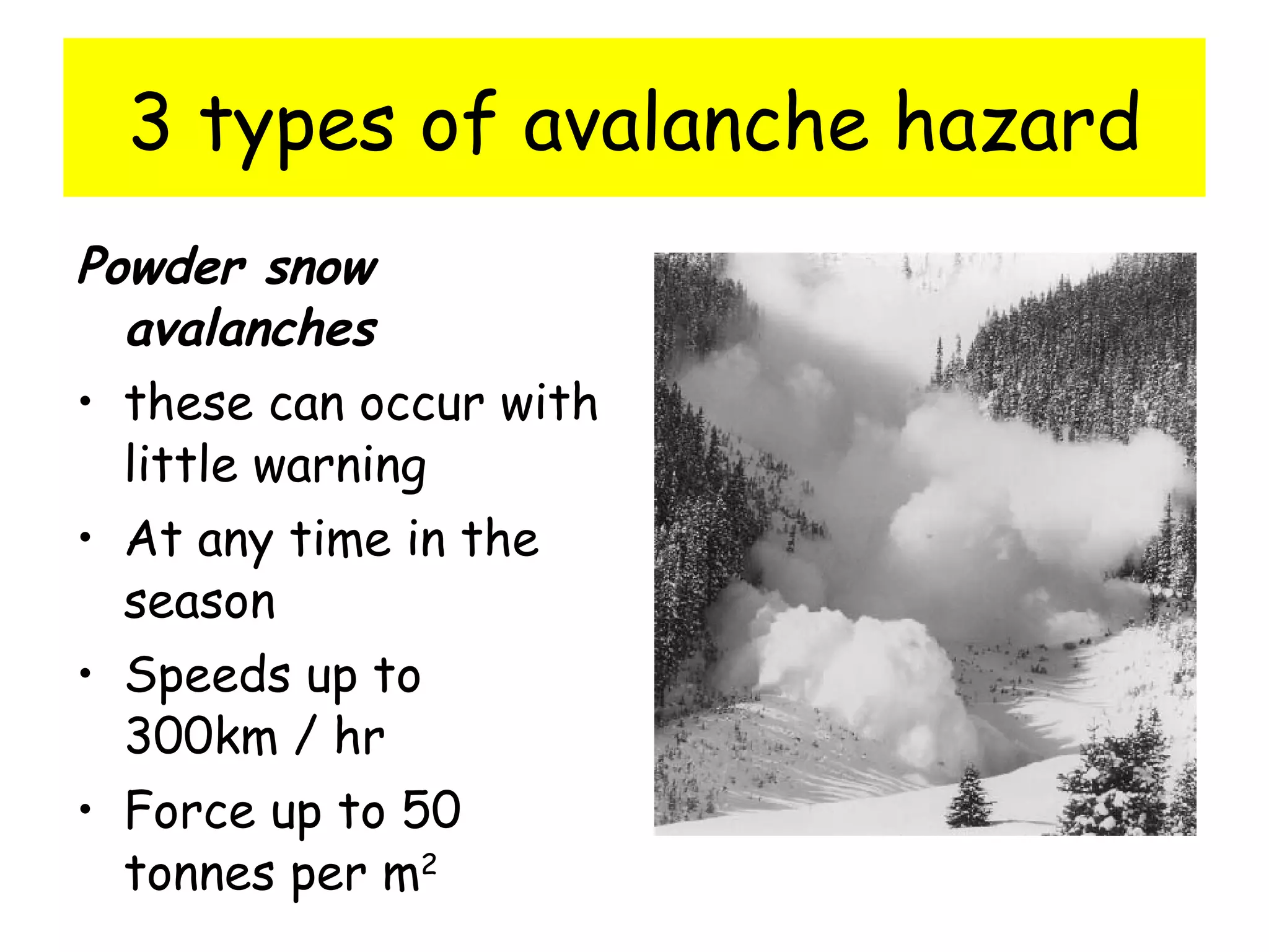 Physical Causes Lesson 3 Avalanche | PPT