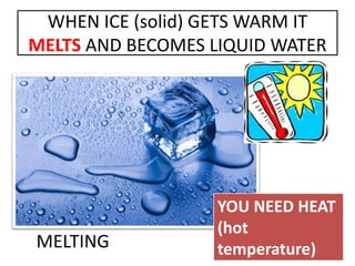 Physical changes. 5 pptx | PPTX | Chemistry | Science