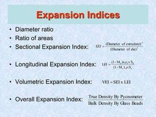 Physical characteristics of food extrudates a review | PPT | Physics ...
