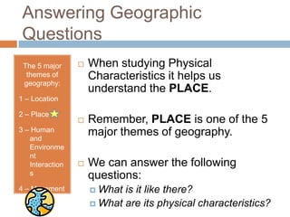 Physical characteristics of the united states power point | PPT | Free ...