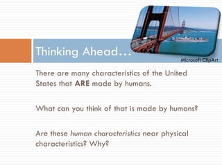 Physical characteristics of the United States power point | PDF