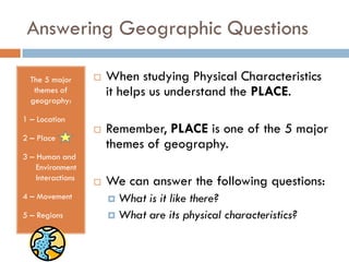 Physical characteristics of the United States power point | PDF