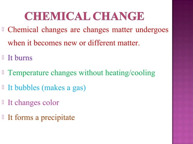 Physical & chemical change | PPT