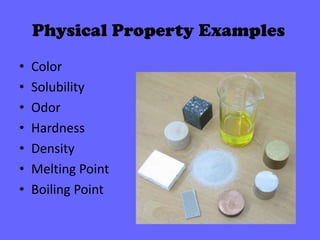 Examples Of Chemical Property