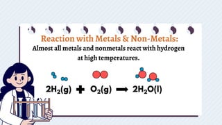 physical and Chemical properties of Hydrogen.pdf | Chemistry | Science