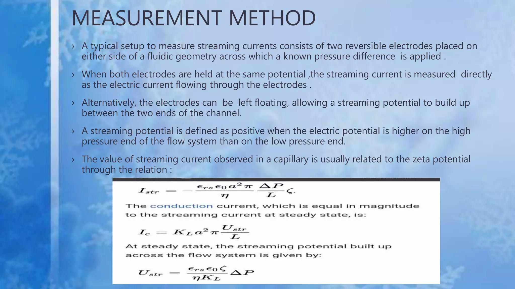 streaming potential | PPTX