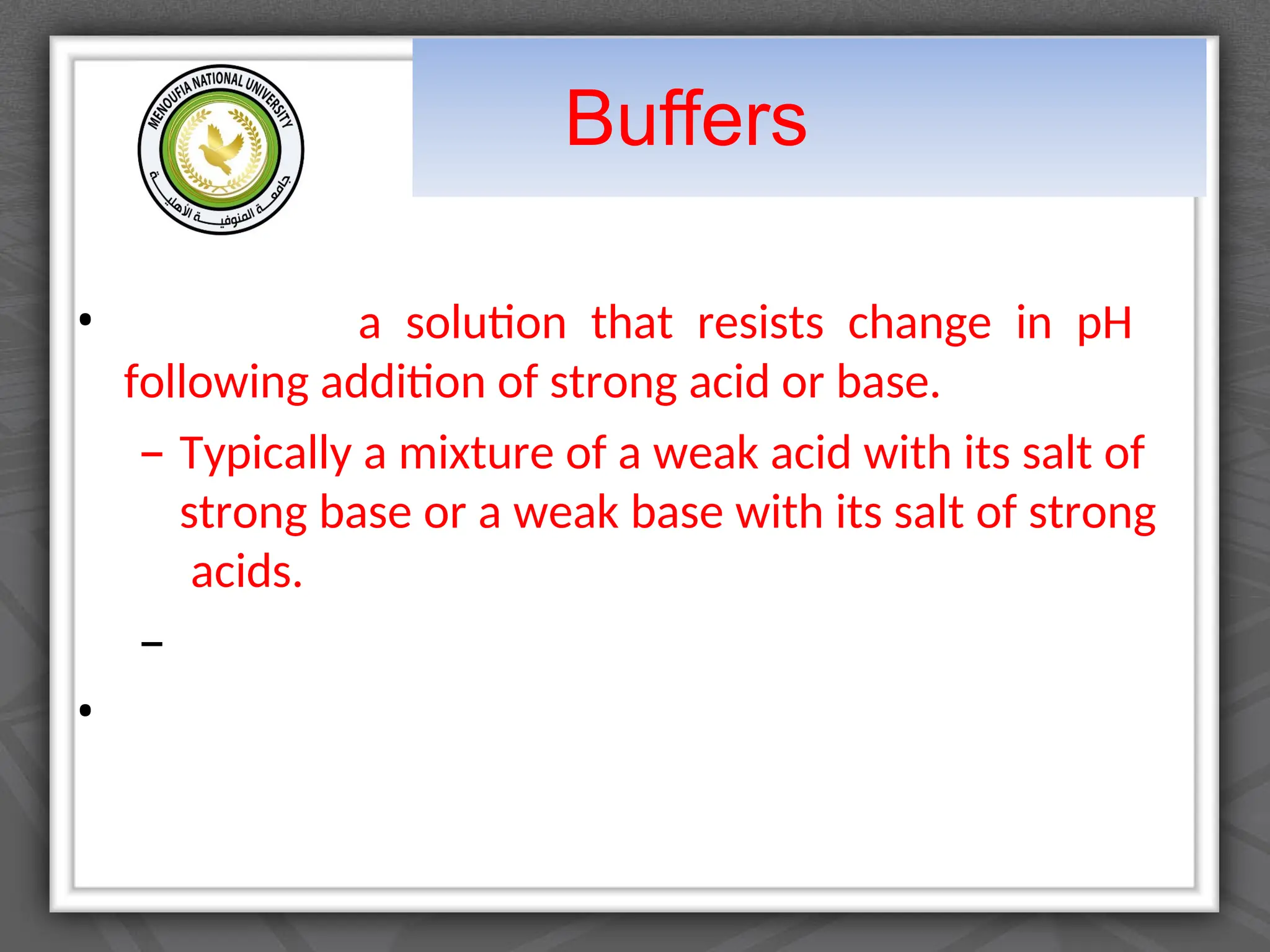 physical chemistry and buffer system .ppt
