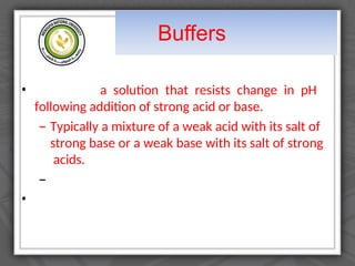 physical chemistry and buffer system .ppt