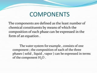 PHYSICAL CHEMISTRY LAKSHMI S ONE COMPONENT SYSTEM | PPT