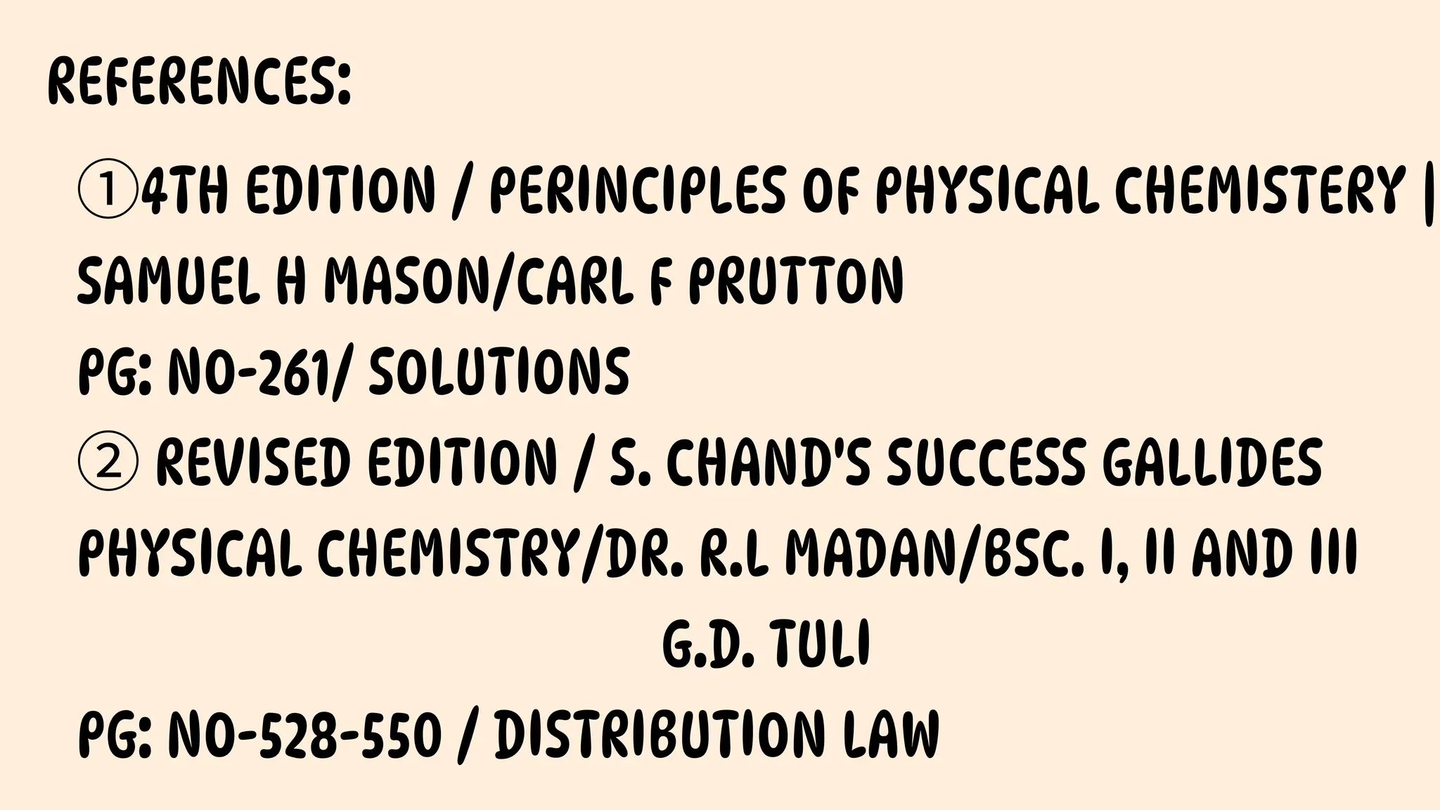 Physical Chemistry - Nernst distribution law | PDF