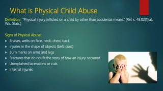 Physical child abuse | PPTX